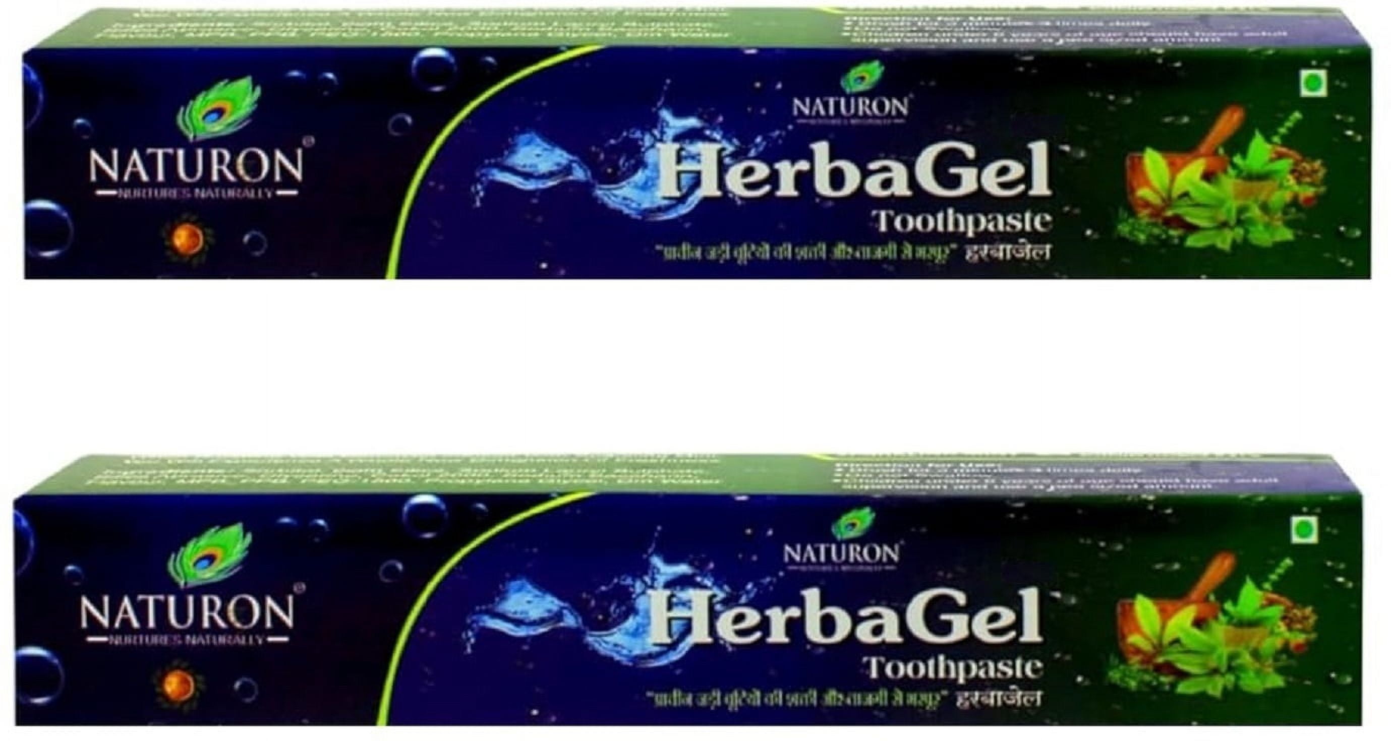 Naturon Herbagel Toothpaste - Herbal Infusion for Stain Removal and ...