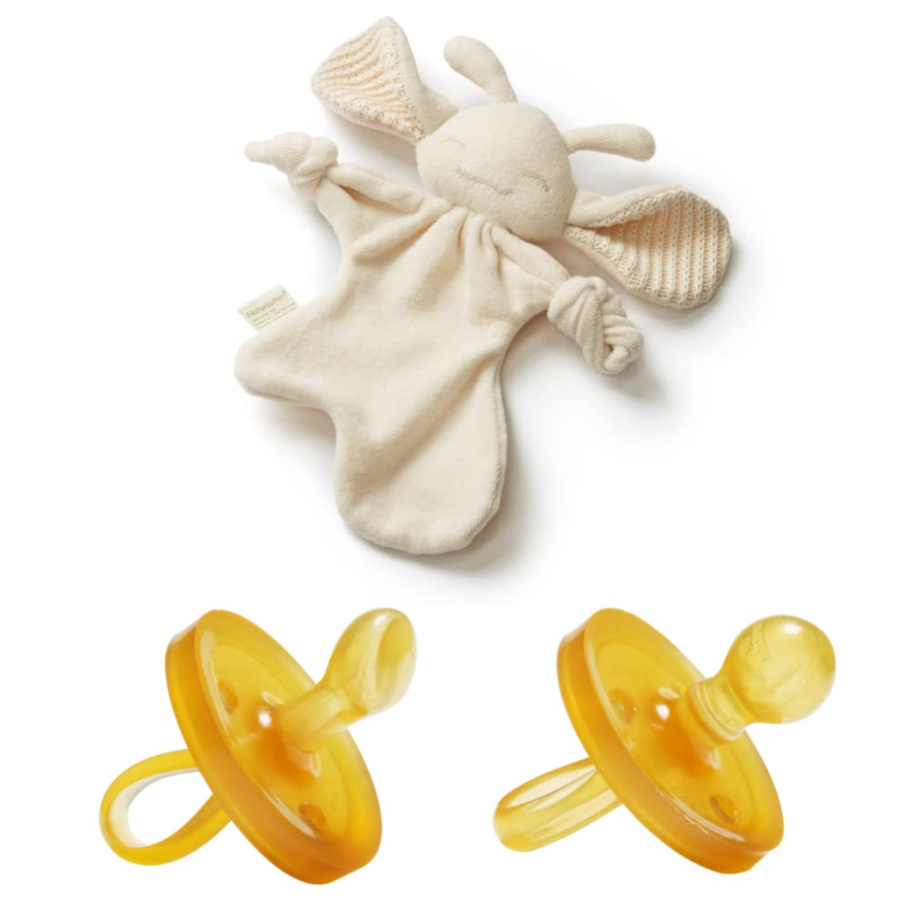 Itzy Ritzy Sweetie Soother Pacifier Set of 2- Silicone with Collapsible ...