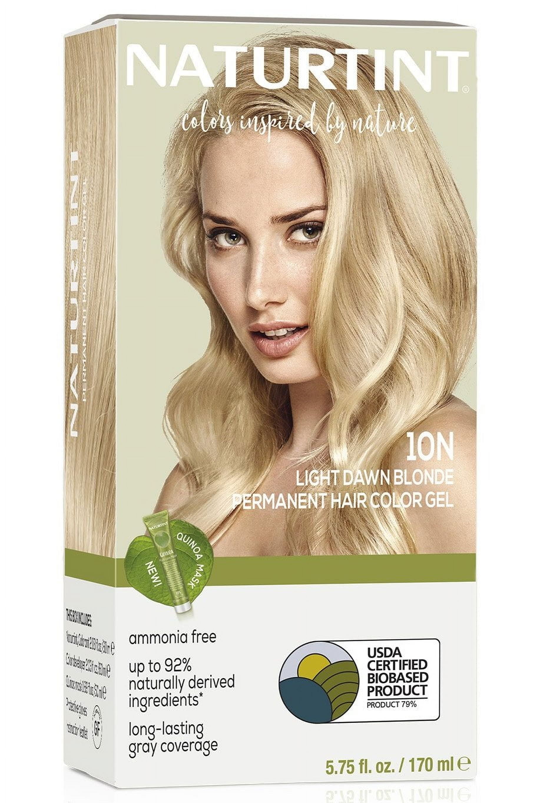 Naturtint Permanent Naturally Derived Dye, Hair Color 10N Light Dawn ...