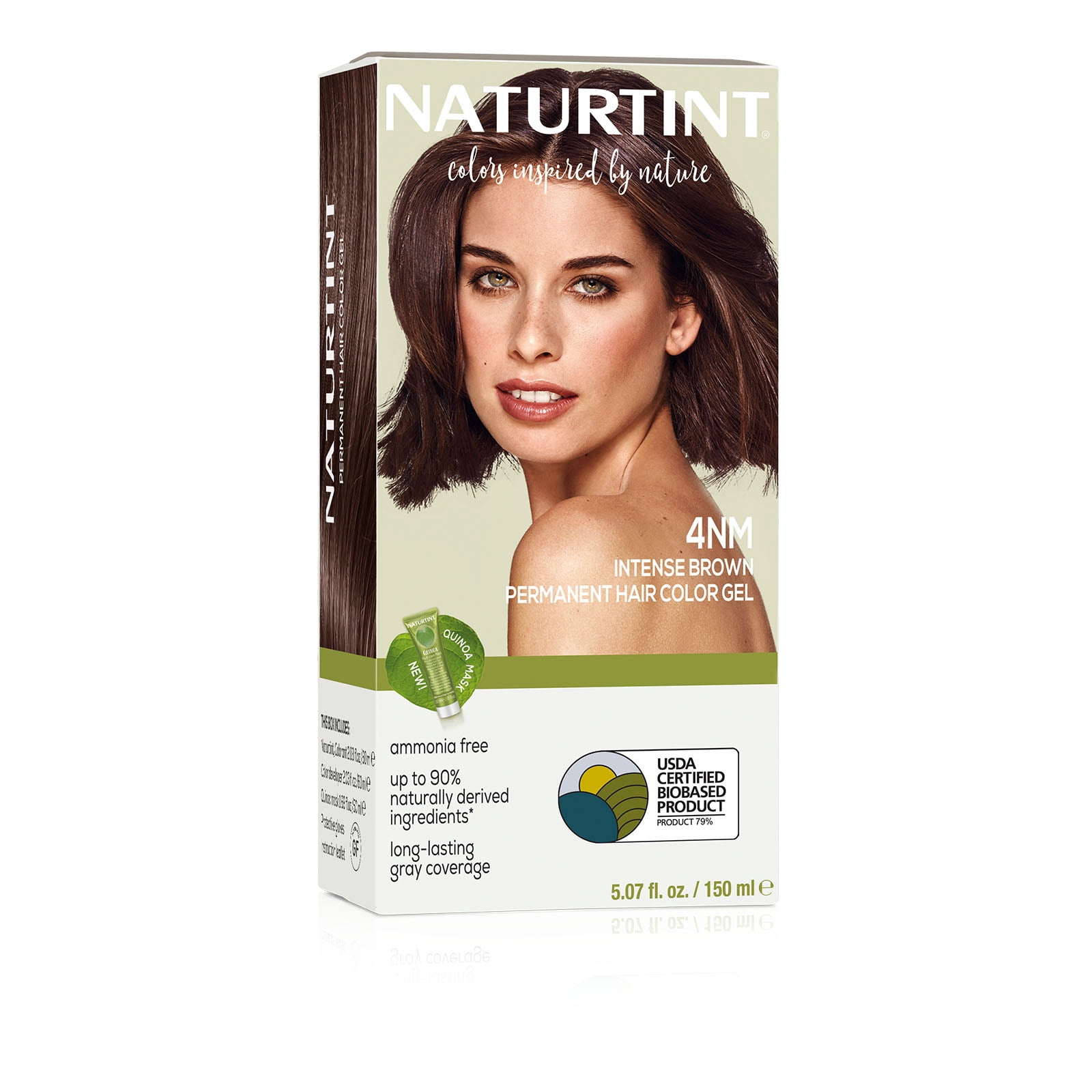 Naturtint 4NM Intense Brown Permanent Hair Color, Vegan, Cruelty-Free ...