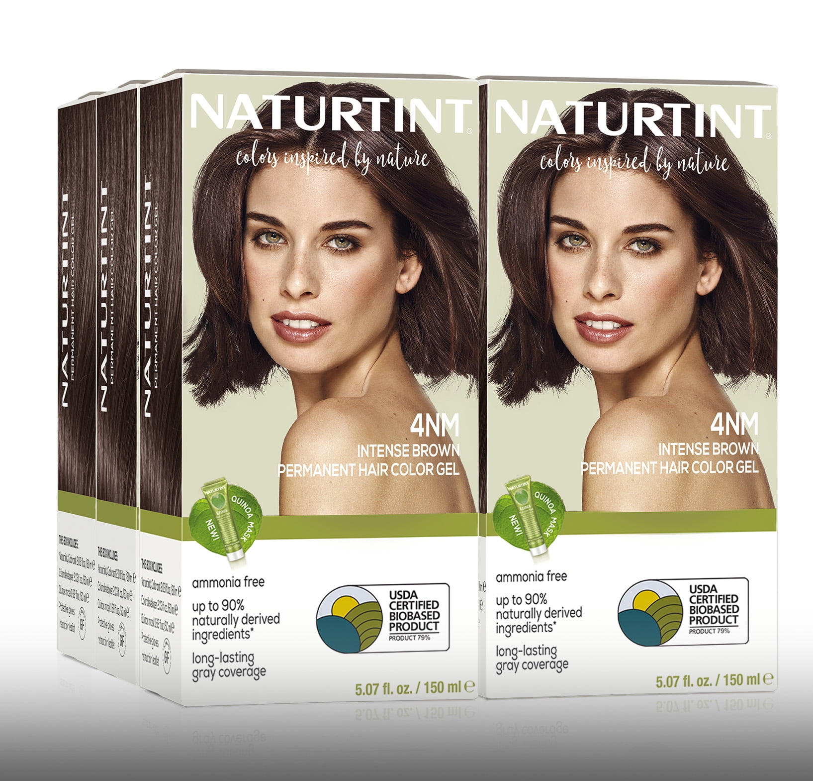 Naturtint 4NM Intense Brown Permanent Hair Color, 6 Pack (Packaging May ...