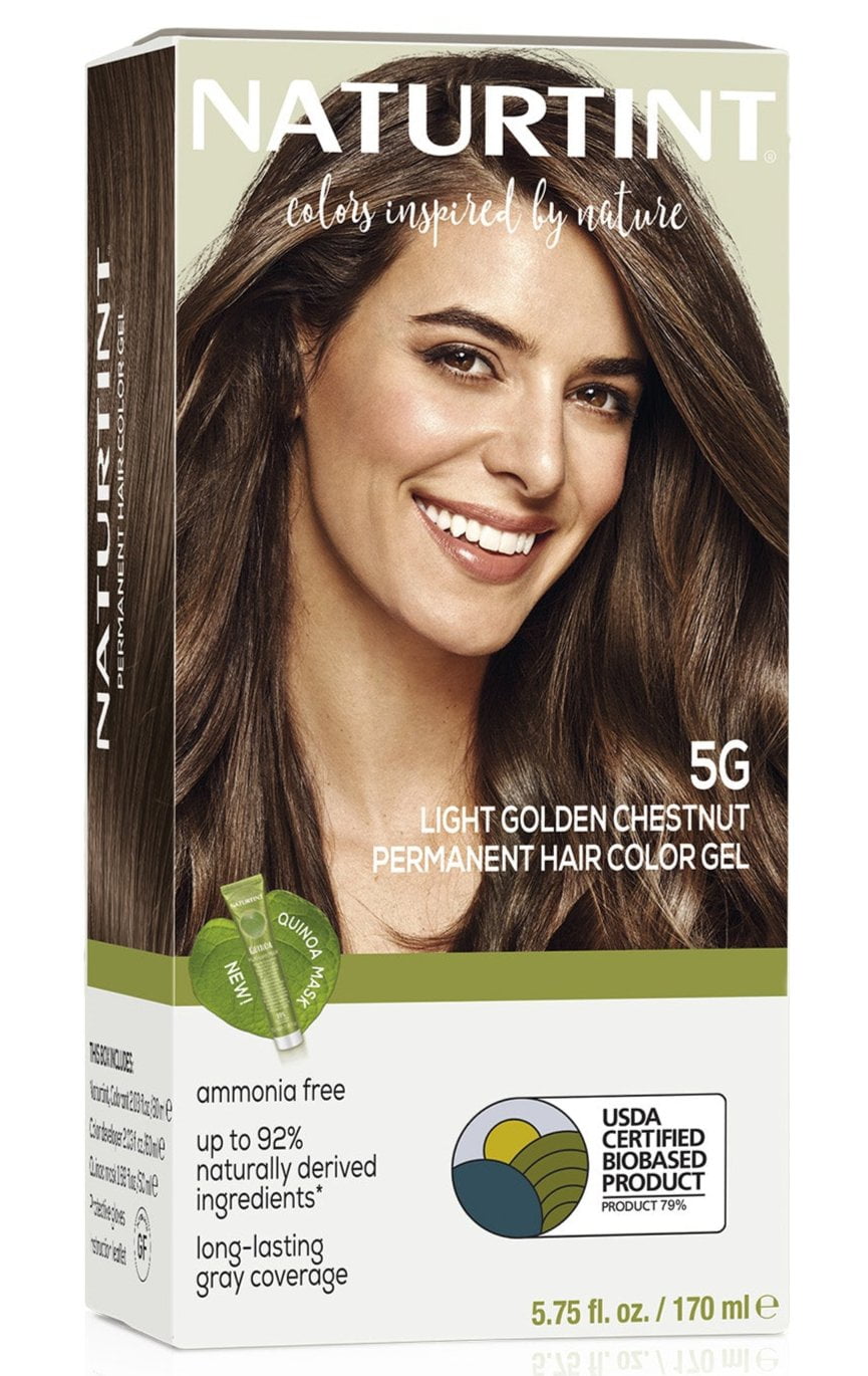 Naturtint 5G Light Golden Chestnut Permanent Hair Color, 1 Pack ...