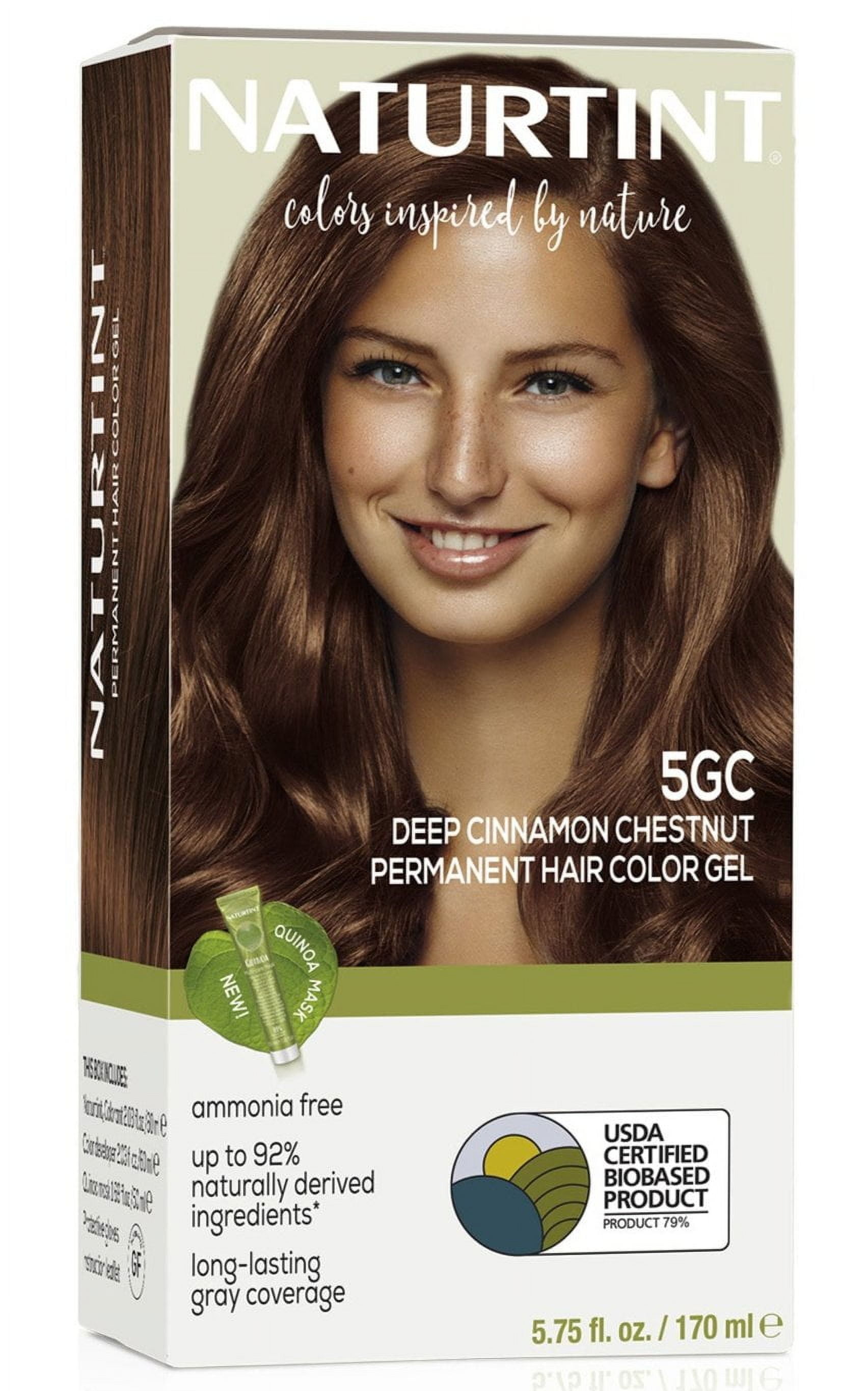 Naturtint Permanent Hair Color - 5GC Deep Cinnamon Chestnut, Ammonia Free, Paraben Free, Vegan ...