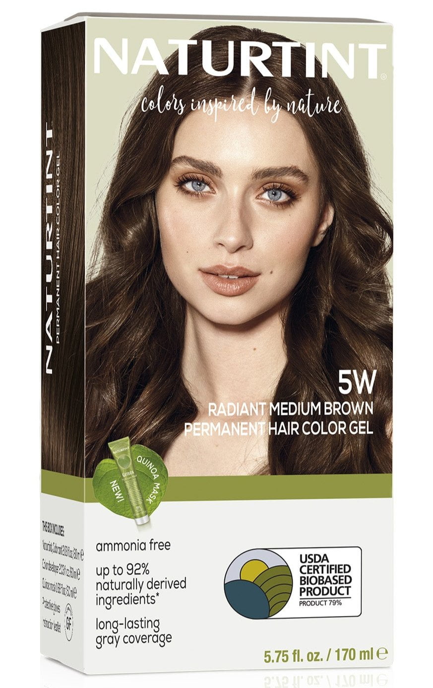 Naturtint 5W Radiant Medium Brown Permanent Hair Color, Vegan, 1 Pack - Walmart.com