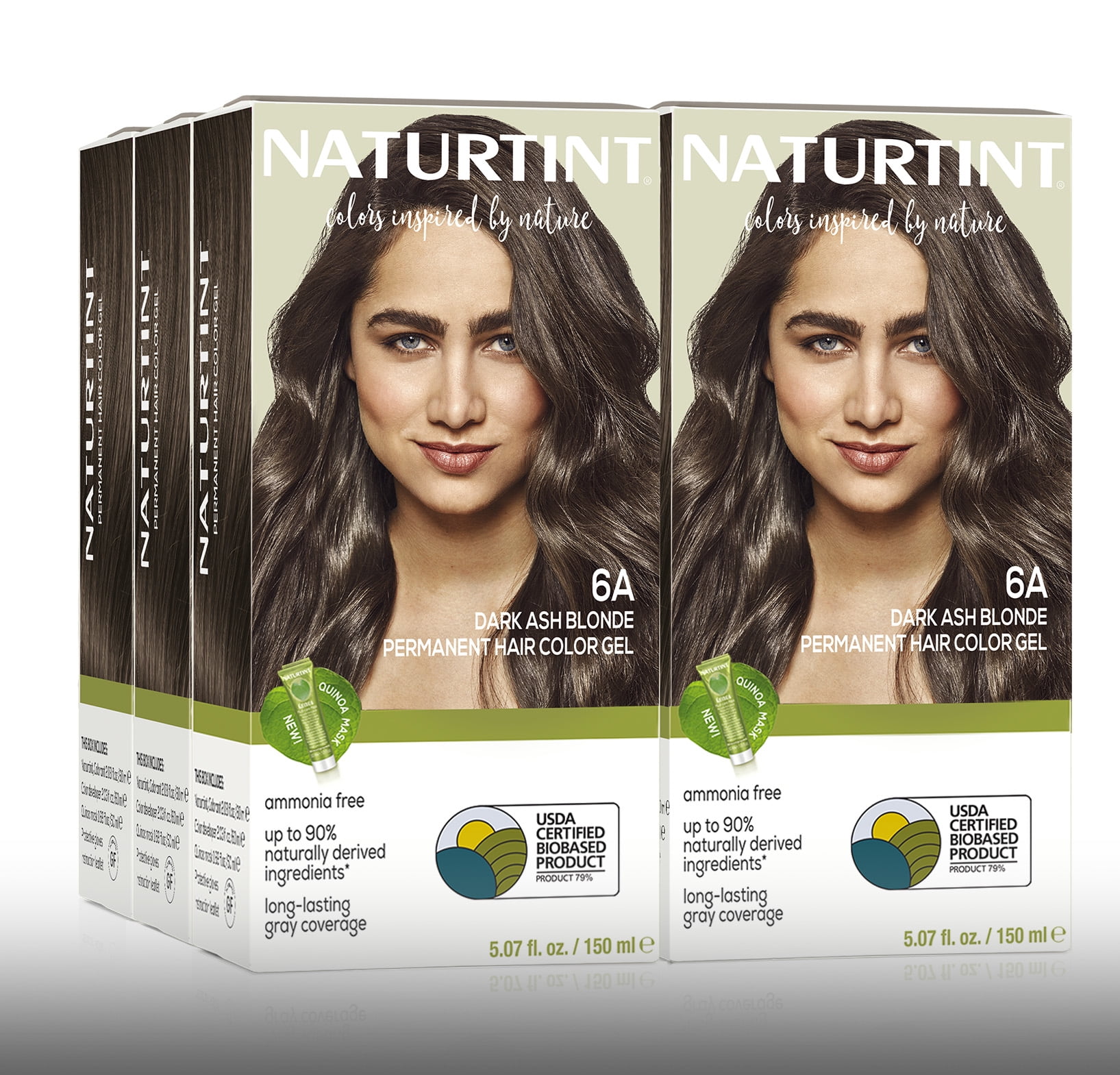 Naturtint 6A Dark Ash Blonde Permanent Hair Color, 6 Pack (Packaging ...