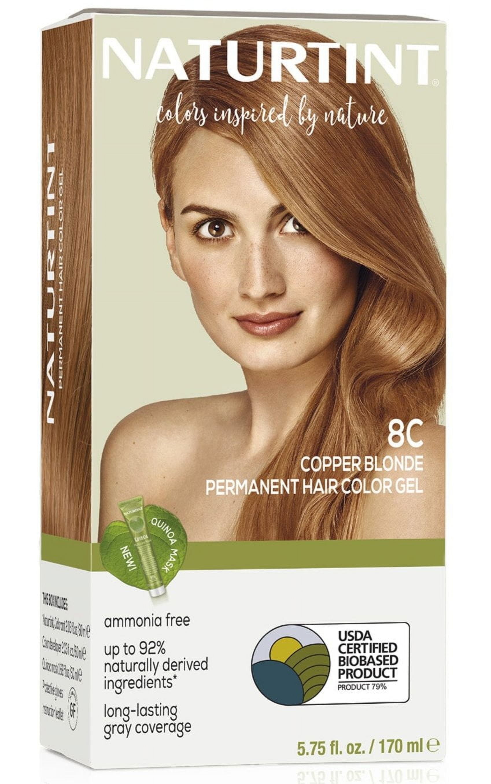 Naturtint Organic Permanent Hair Color 8C Copper Blonde - Naturally ...