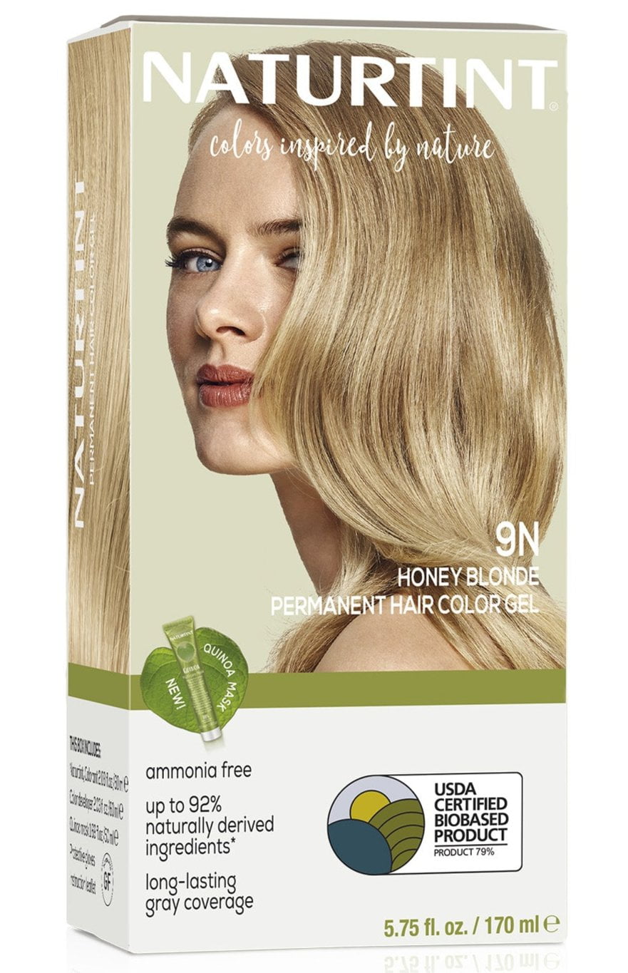 Naturtint Permanent Hair Color with Plant Extract Dye - 9N Honey Blonde ...