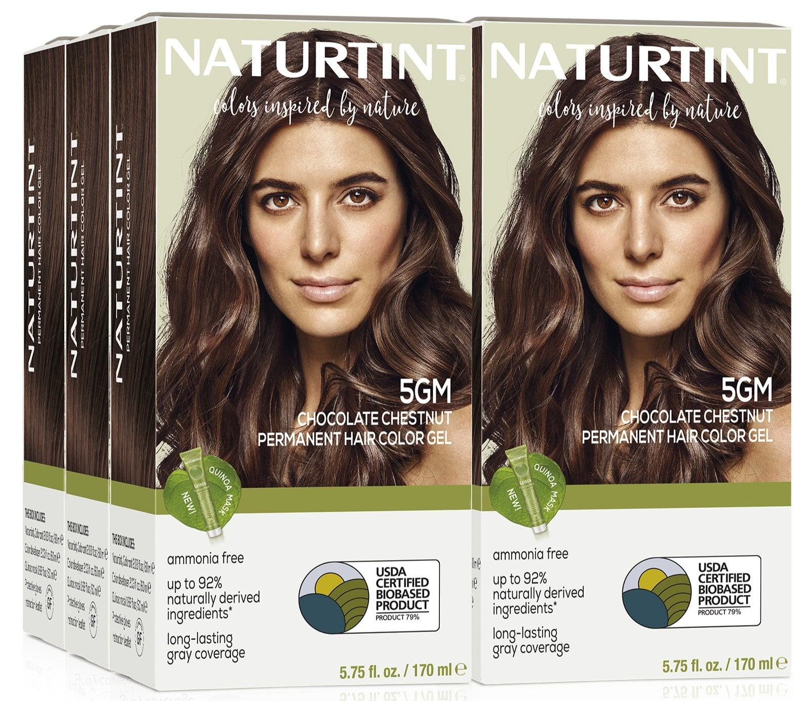 Naturtint 5GM Chocolate Chestnut Permanent Hair Color, 6 Pack ...