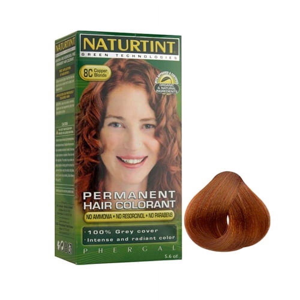 Naturtint Permanent Hair Color, 8C Copper Blonde - 5.6 Oz, 2 Pack ...