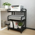 Natwind 3-Tier Home Office Printer Stand File Storage Rack with Anti ...