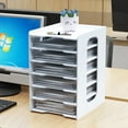 Natwind 7-Tier Office File Paper Organizer for Desk Desktop Letter Tray ...