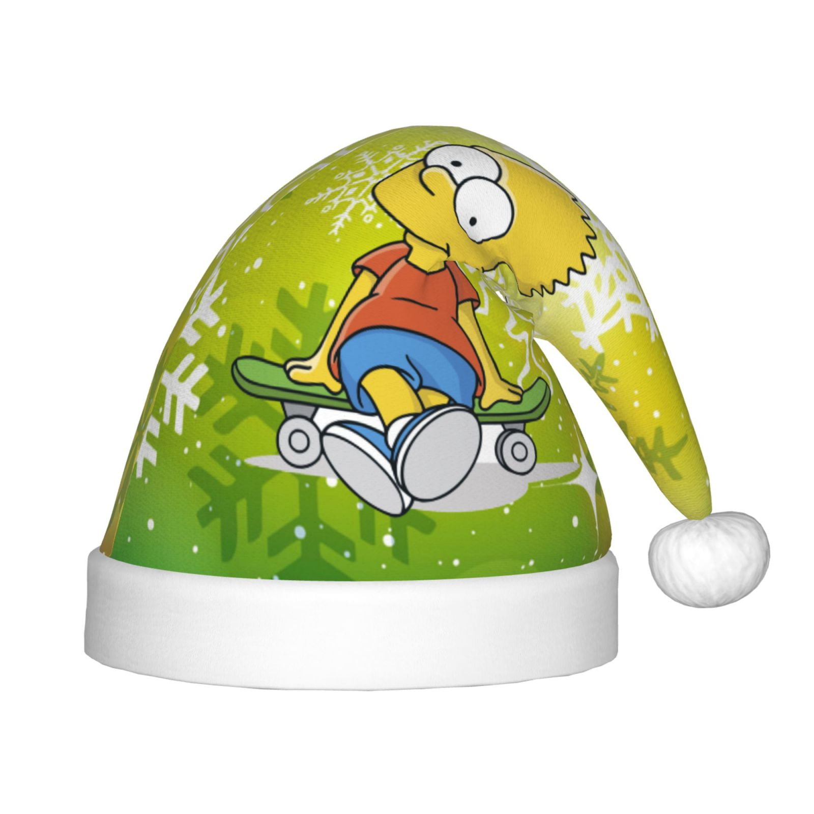 Naughty Bart The Simpsons Christmas Hat for Kids Xmas Santa Hat ...