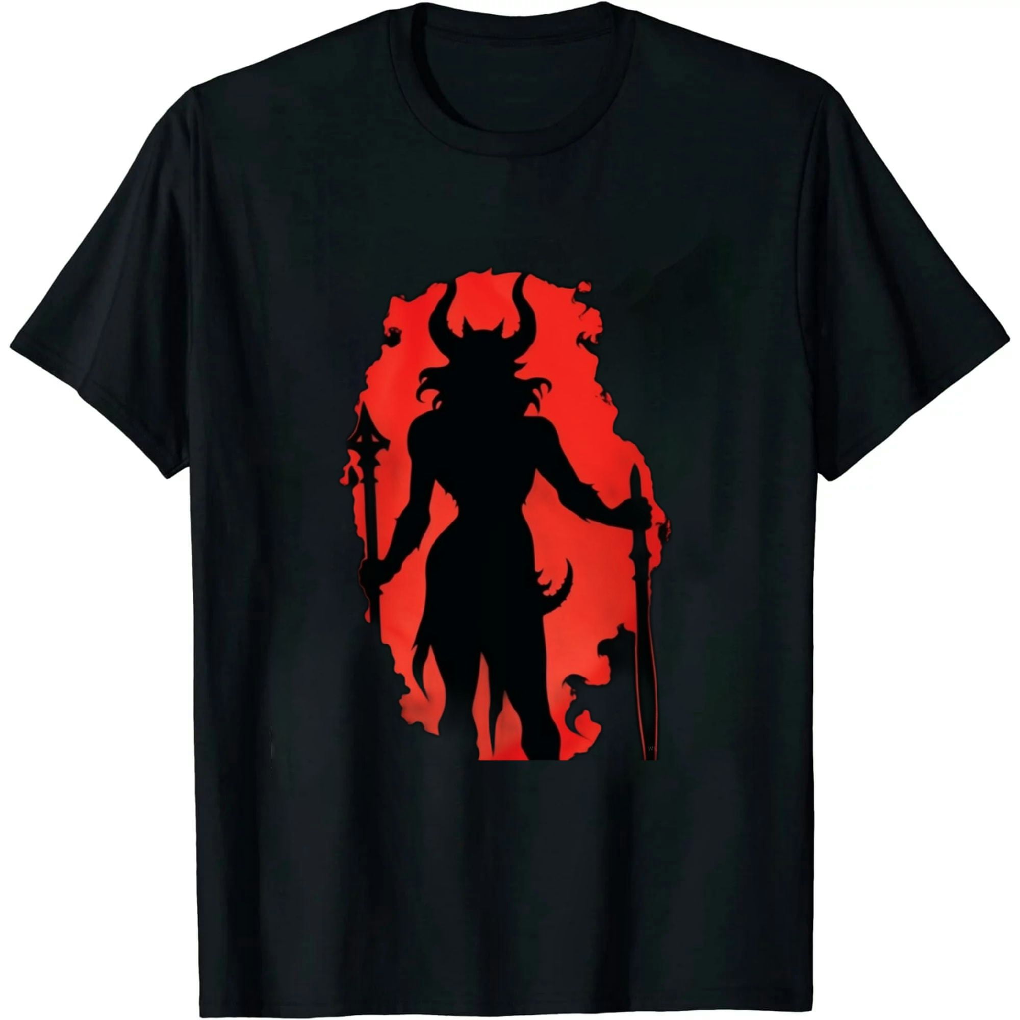 Naughty Devil Girl Red Hot Demon T-Shirt - Walmart.com