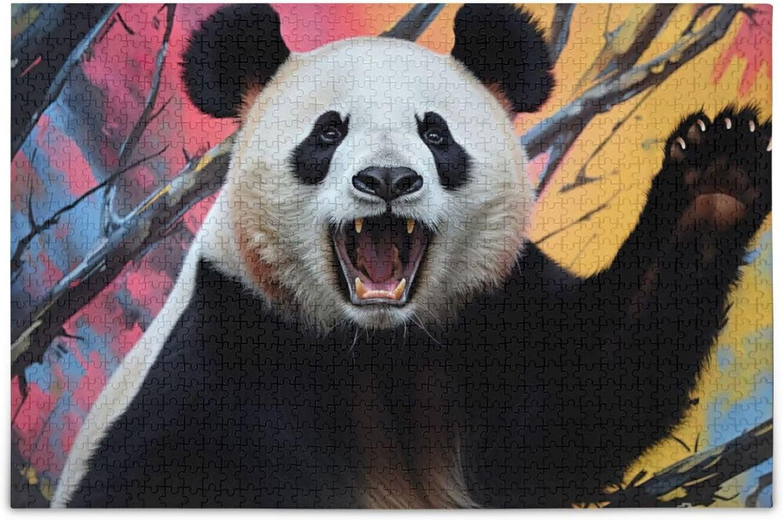 Naughty Panda Jigsaw Puzzles for Adults 1000 Pieces, Decompression ...