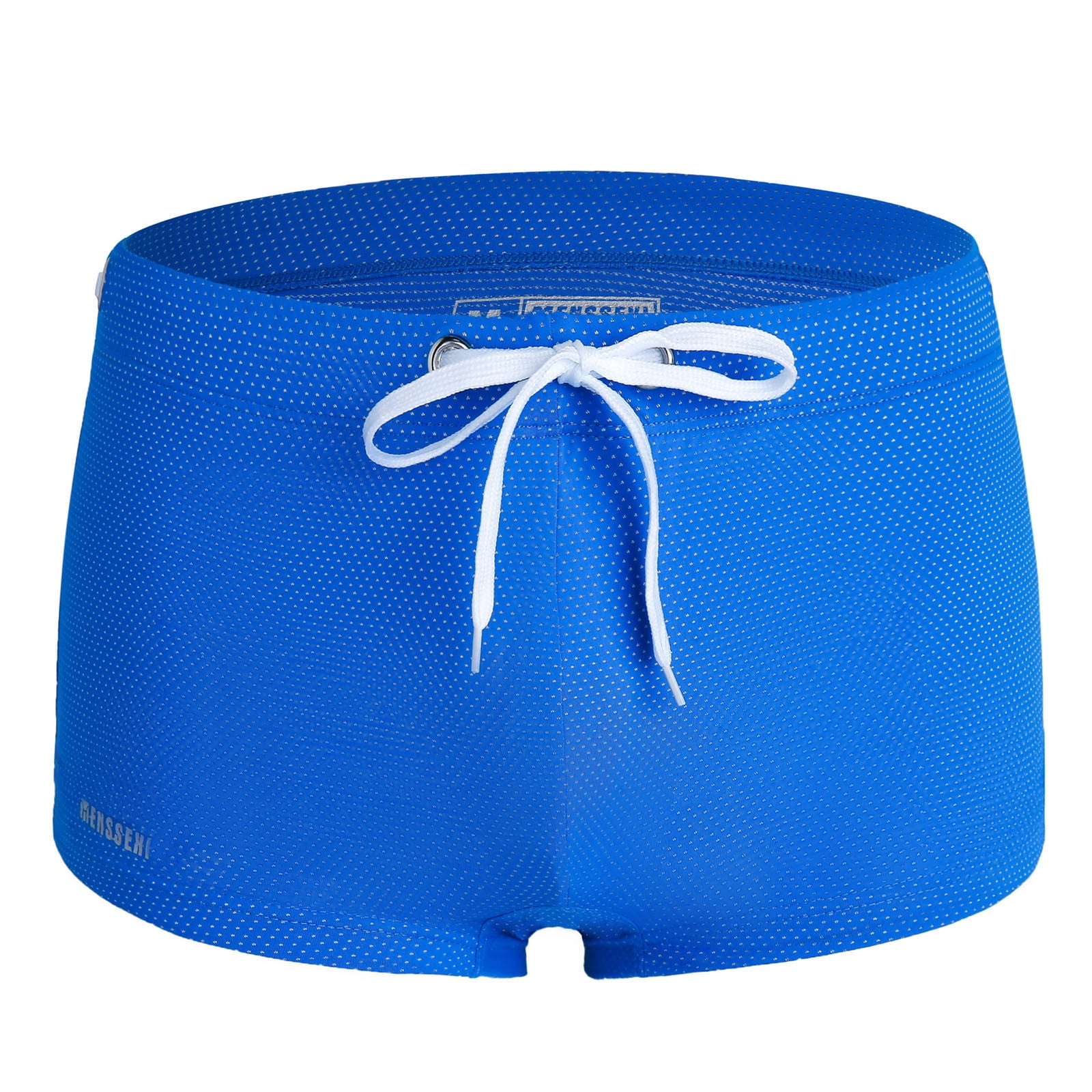 Naughtyhood Mens Swimsuit Men's Swim Trunks Lanyard Low Waist Flat ...