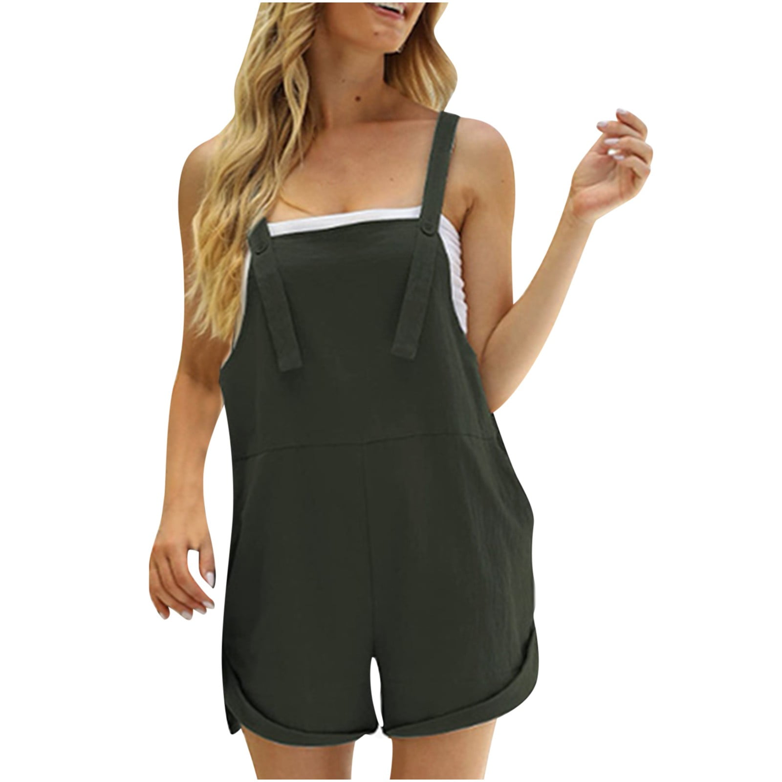 Naughtyhood Short Jumpsuits for Women,Woman Spring Summerl Solid Color ...