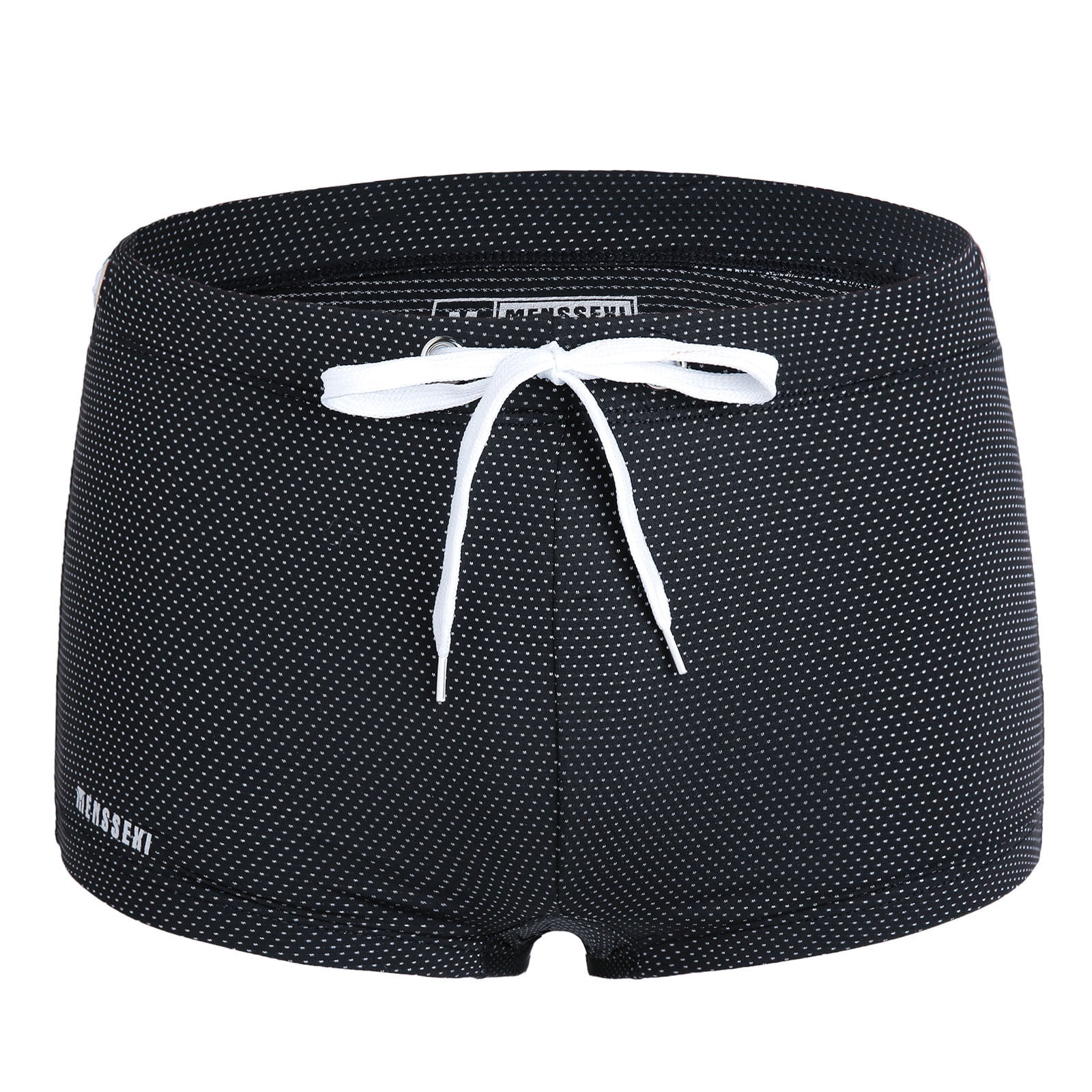 Naughtyhood Swimsuits Men Men's Swim Trunks Lanyard Low Waist Flat ...