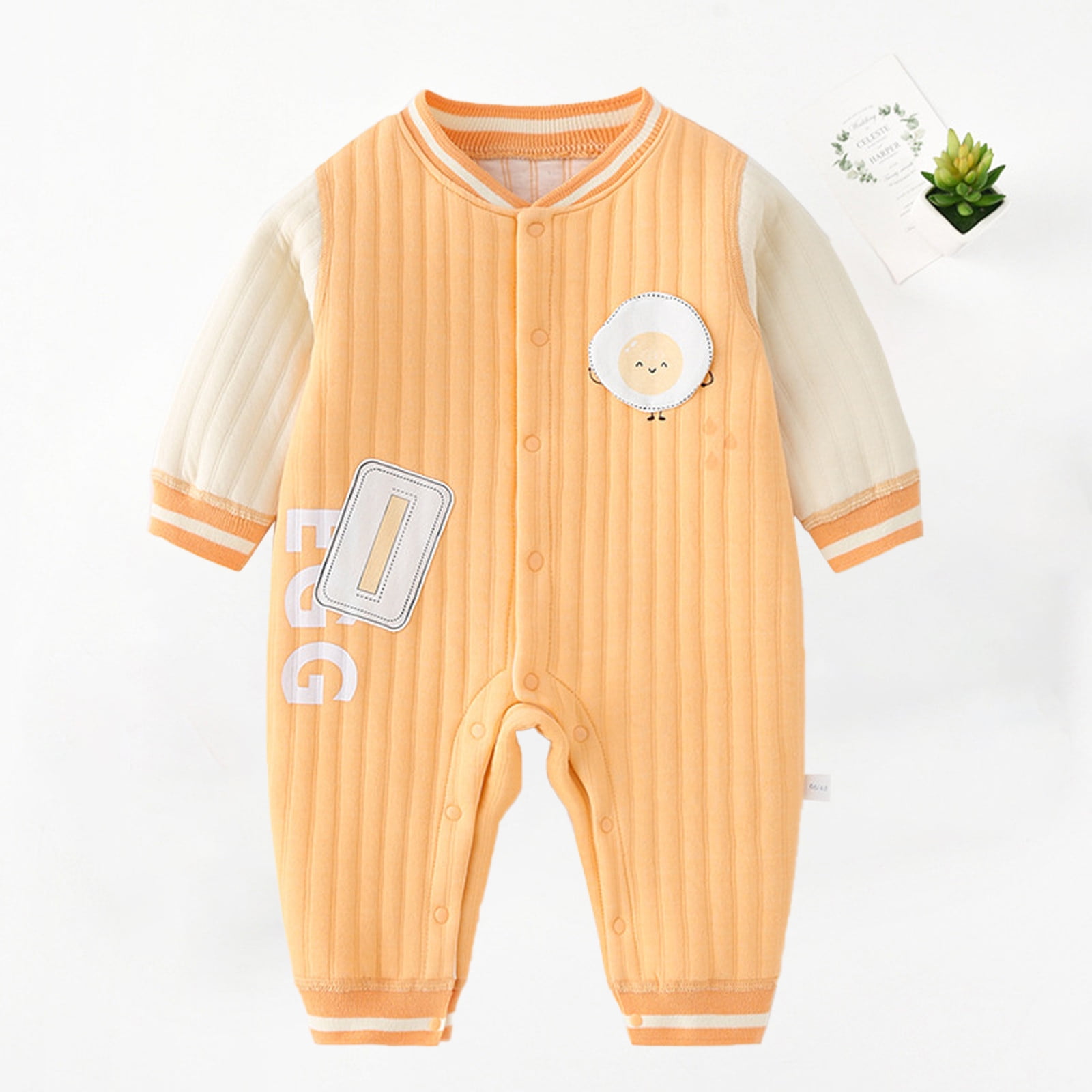 Naughtyhood Young Children Thin Cotton Jumpsuit Warm Long Sleeve ...