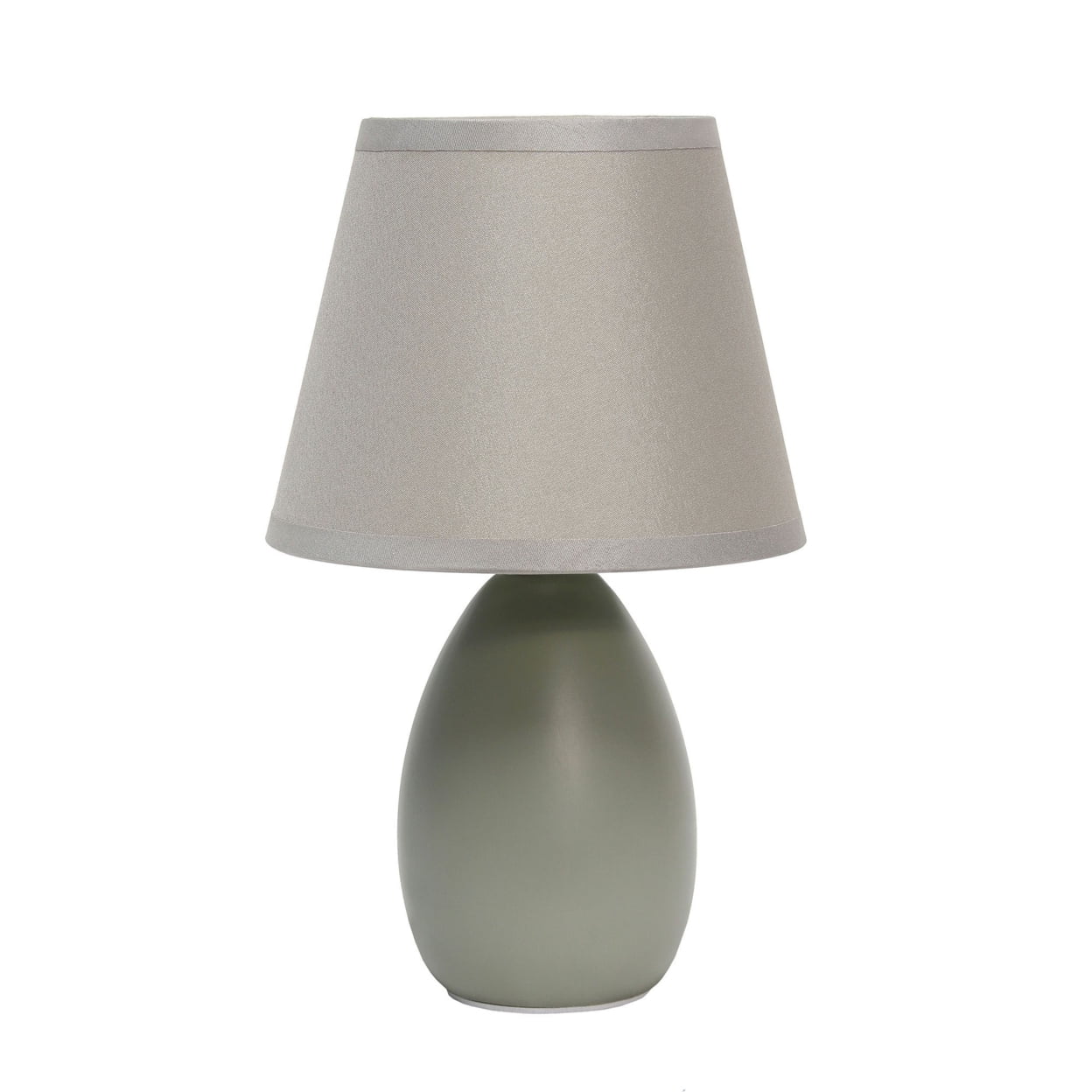 Nauru 9.45" Traditional Petite Ceramic Oblong Bedside Table Desk Lamp ...