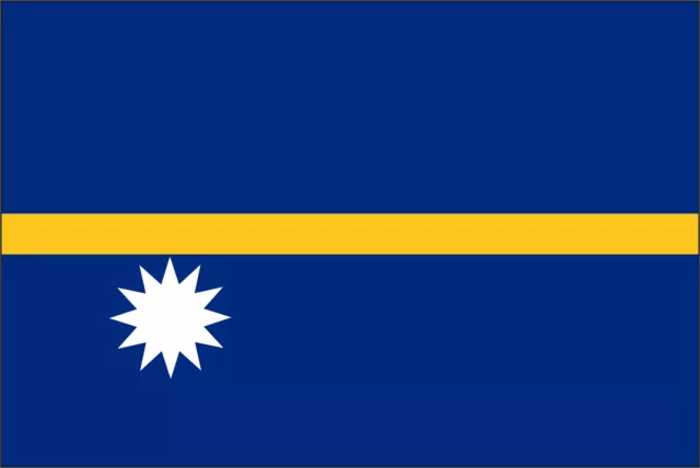 Nauru Flag Sticker Phone Decal Water Bottle Stickers Car Decals, Laptop ...