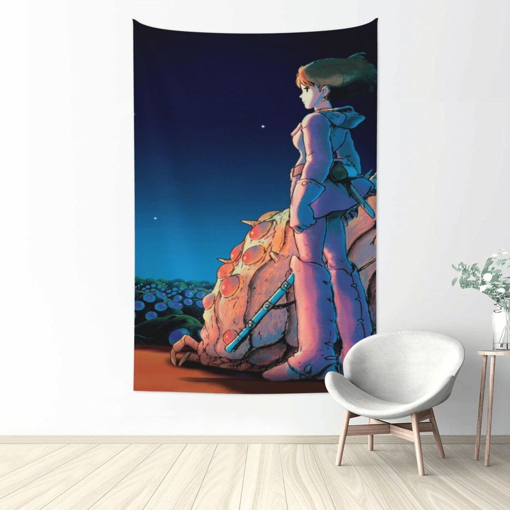 Nausicaa Of The Valley Of The Wind Tapestry Cartoon Print Wall Art ...