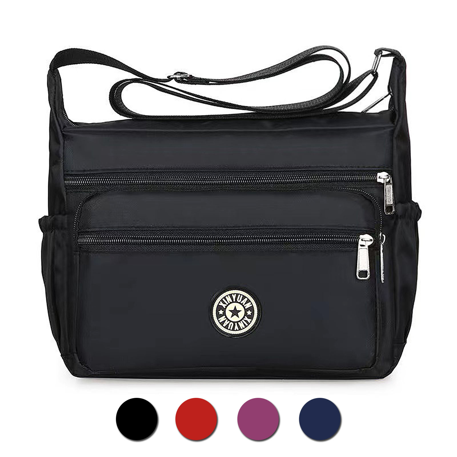 BadPiggies Women Nylon Purse Crossbody Bag Handbag Waterproof Casual ...