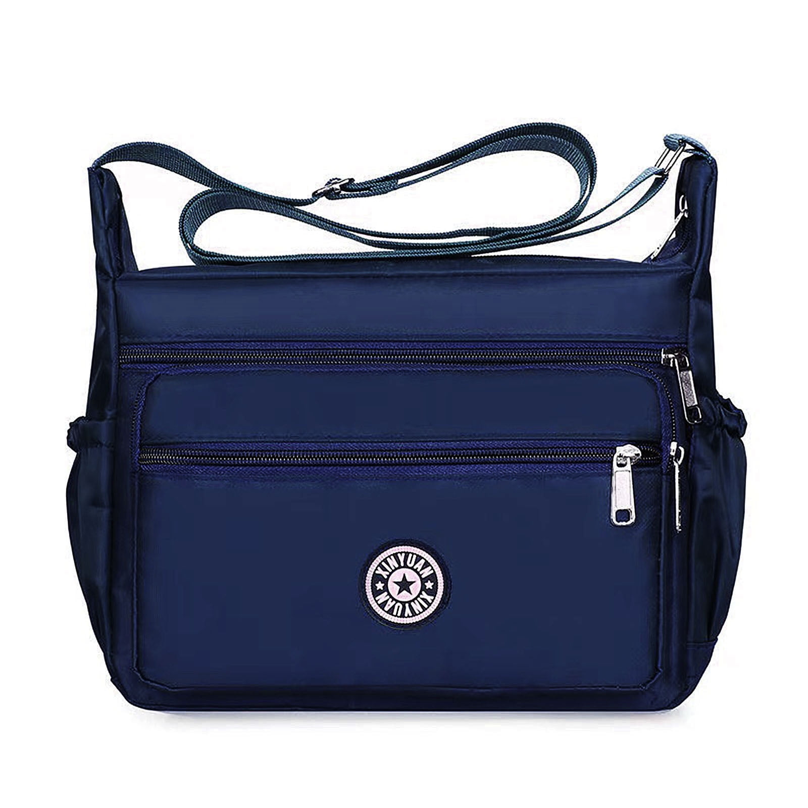 Nausy Women Crossbody Waterproof Nylon Messenger and Shoulder Bag, Blue ...