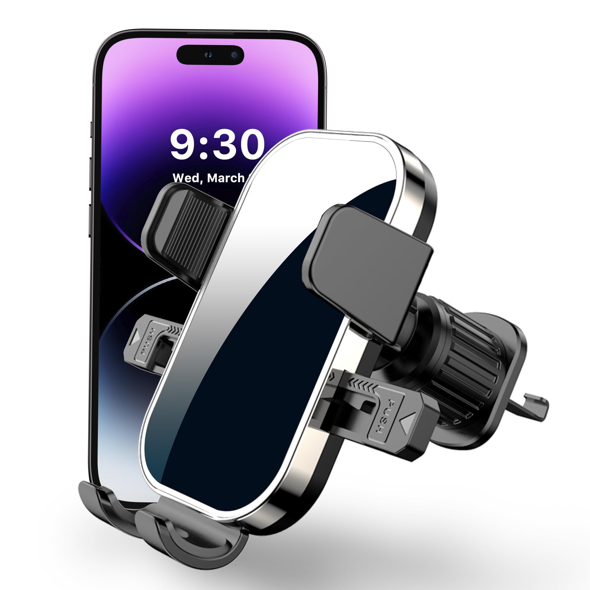 NautSapier 2024 The Newly Upgraded Car Vent Phone Mount with Metal Hook ...