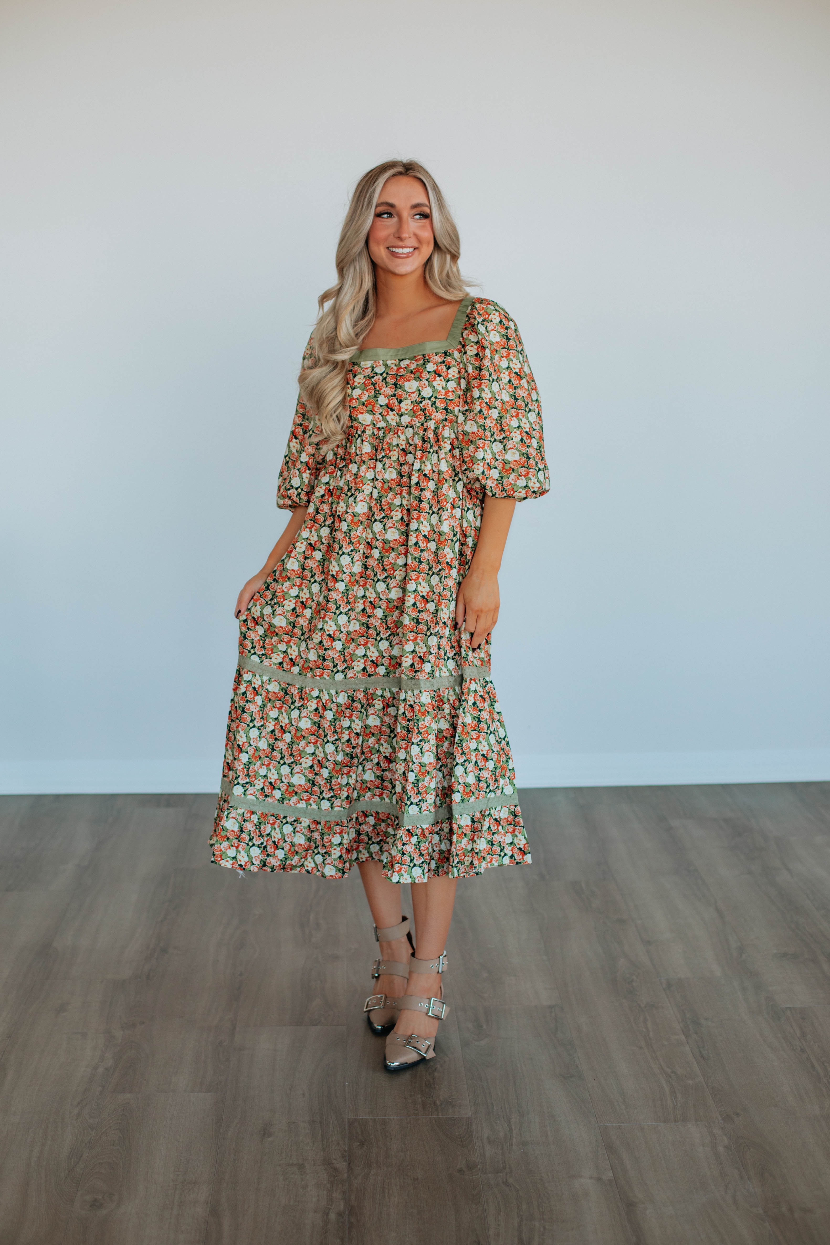 Nautia Floral Dress - Walmart.com