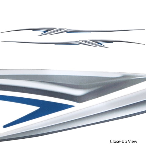 Nautic Star Boat Graphic Decal | 205 (set of 2) 103 1/4 x 6 Inch ...