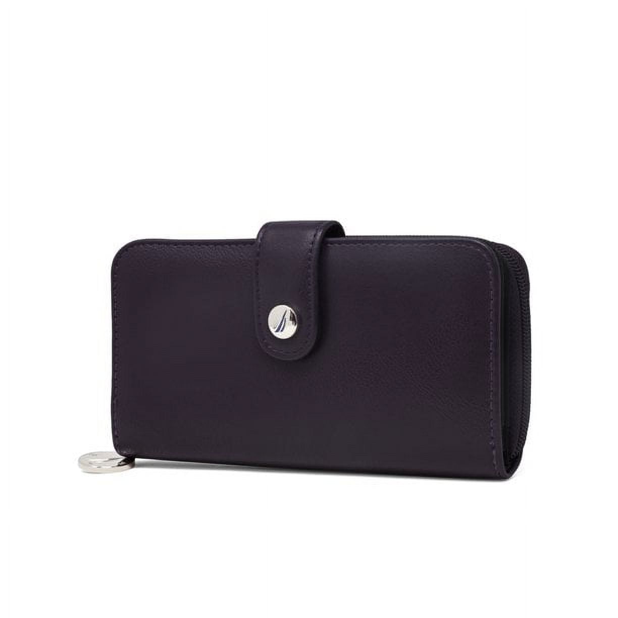 Nautica Be Shore Womens Wallet RFID Blocking Zip Around Clutch (Aloha ...