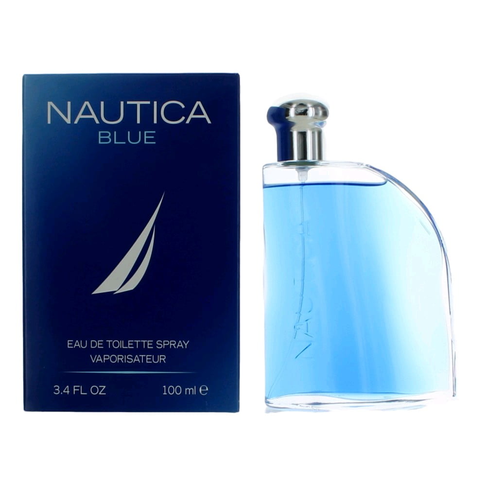 Nautica Blue Cologne Spray 3.4 oz, White Pepper, Jasmine, Sandalwood ...