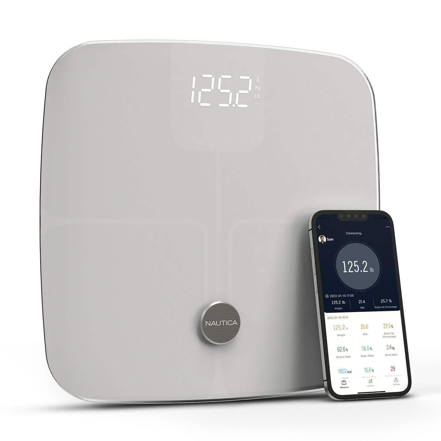 Nautica Body Tracker Plus – 12 Body Metrics, Advanced ITO Technology ...