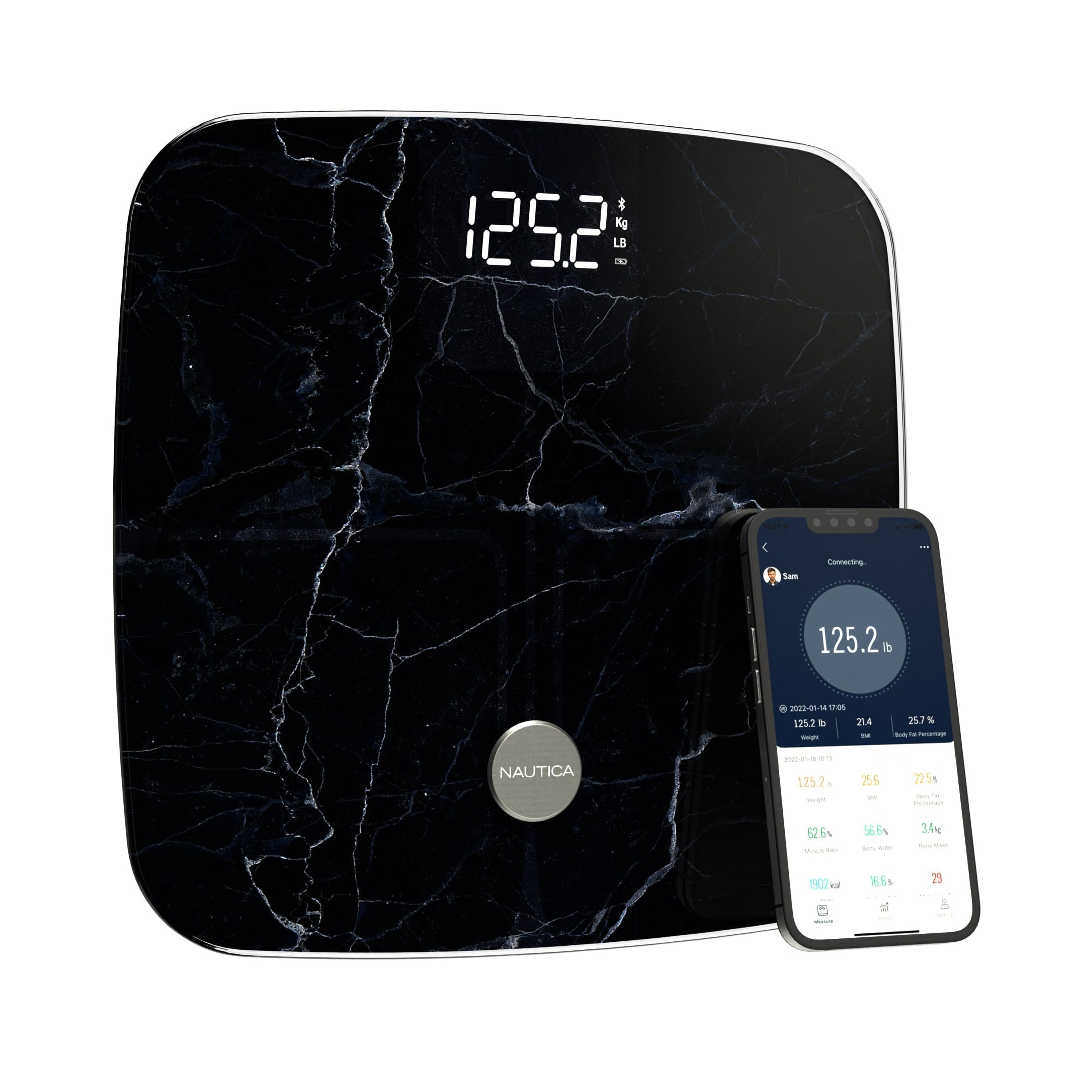 Nautica Body Tracker Plus – 12 Body Metrics, Advanced ITO Technology ...