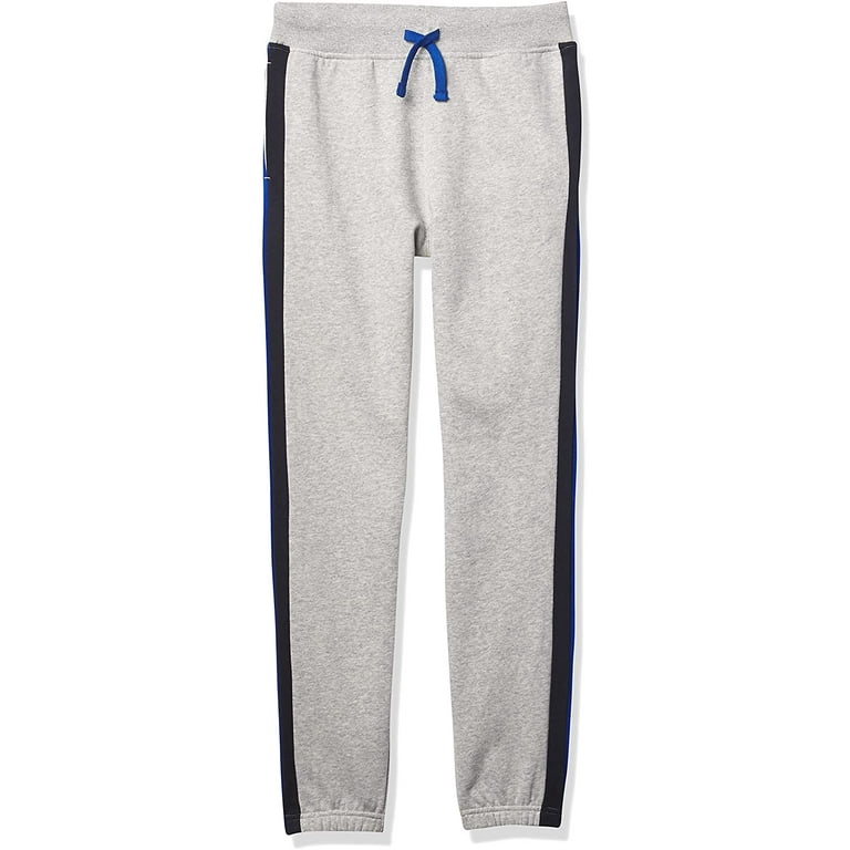 Nautica Boys Basic Fleece Jogger Sweatpants 10 12 Grey Heather