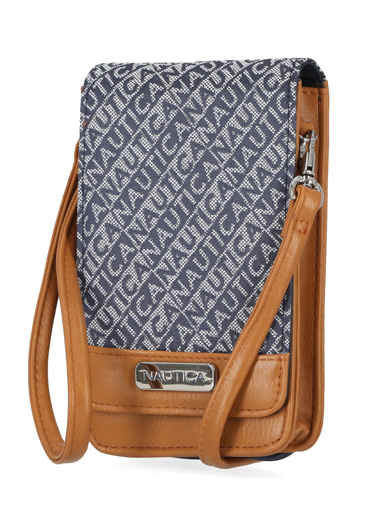 Nautica Catalina Vegan Leather RFID Womens Crossbody Cell Phone Purse ...