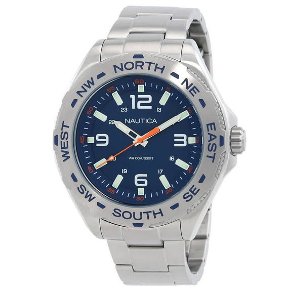 Nautica Clearwater Beach Quartz Blue Dial Men's Watch NAPCWS302 ...