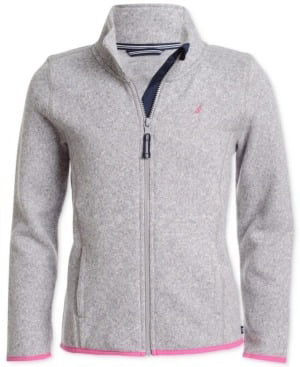 Nautica GREY Little Girls Zip-Up Sweater, US 4 - Walmart.com