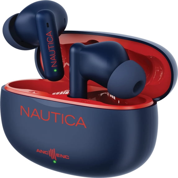 Nautica Hybrid Noise Cancelling (ANC+ENC) Wireless Stereo Earbuds with ...