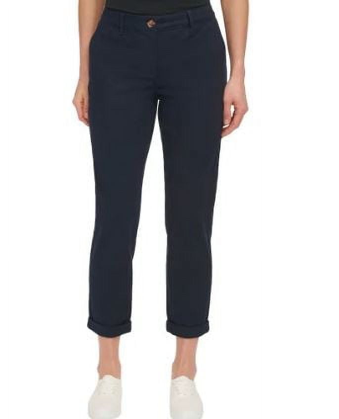 Nautica Jeans Ladies' Chino Ankle Pants, Navy 8 - Walmart.com