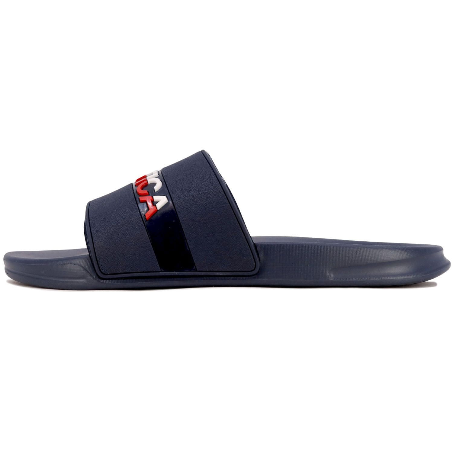 Nautica Men's Light Weight Cushioned Sole Pool Slide (Navy, 11 ...