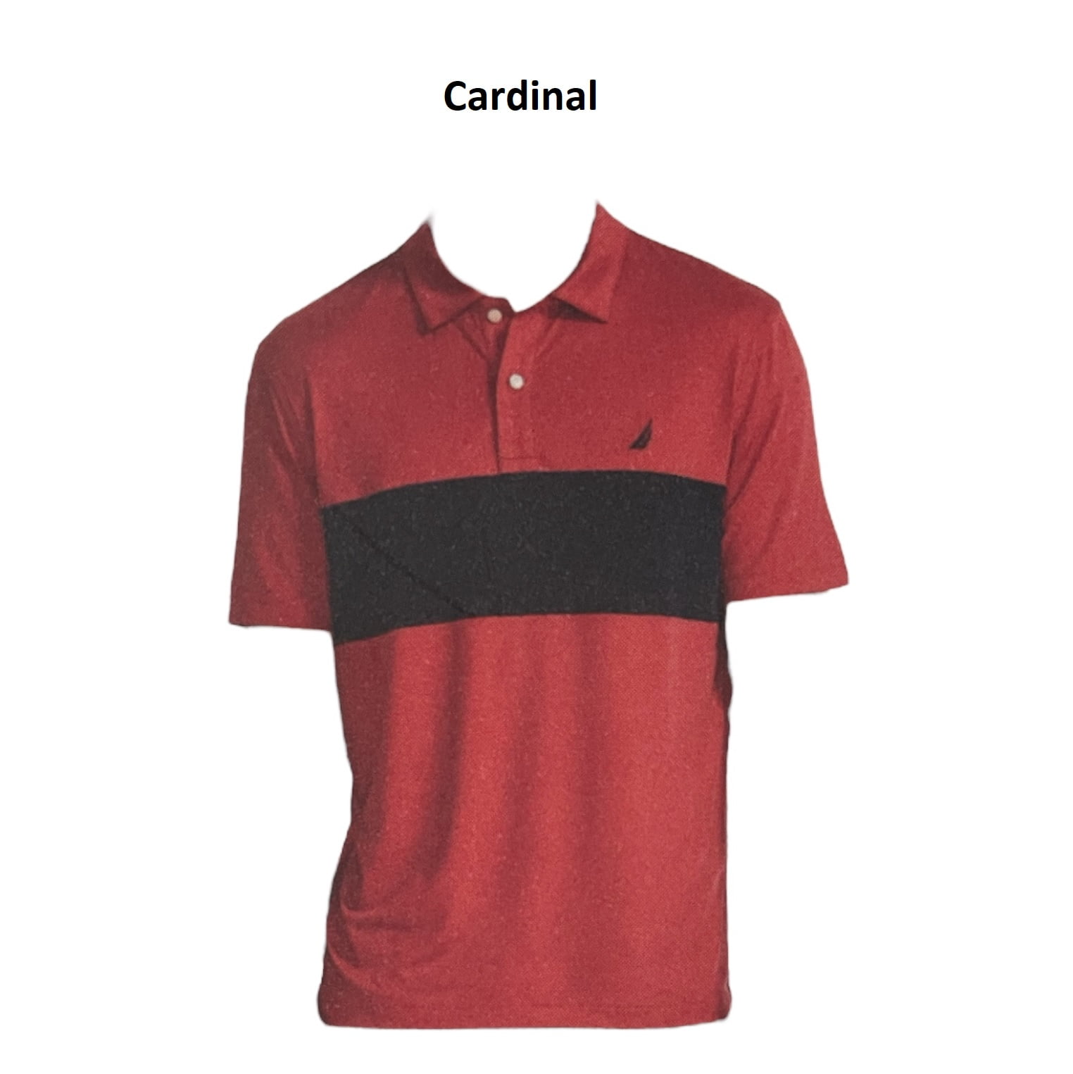 Nautica Men's Quick Dry Shot Sleeve Color Block Performance Polo ...