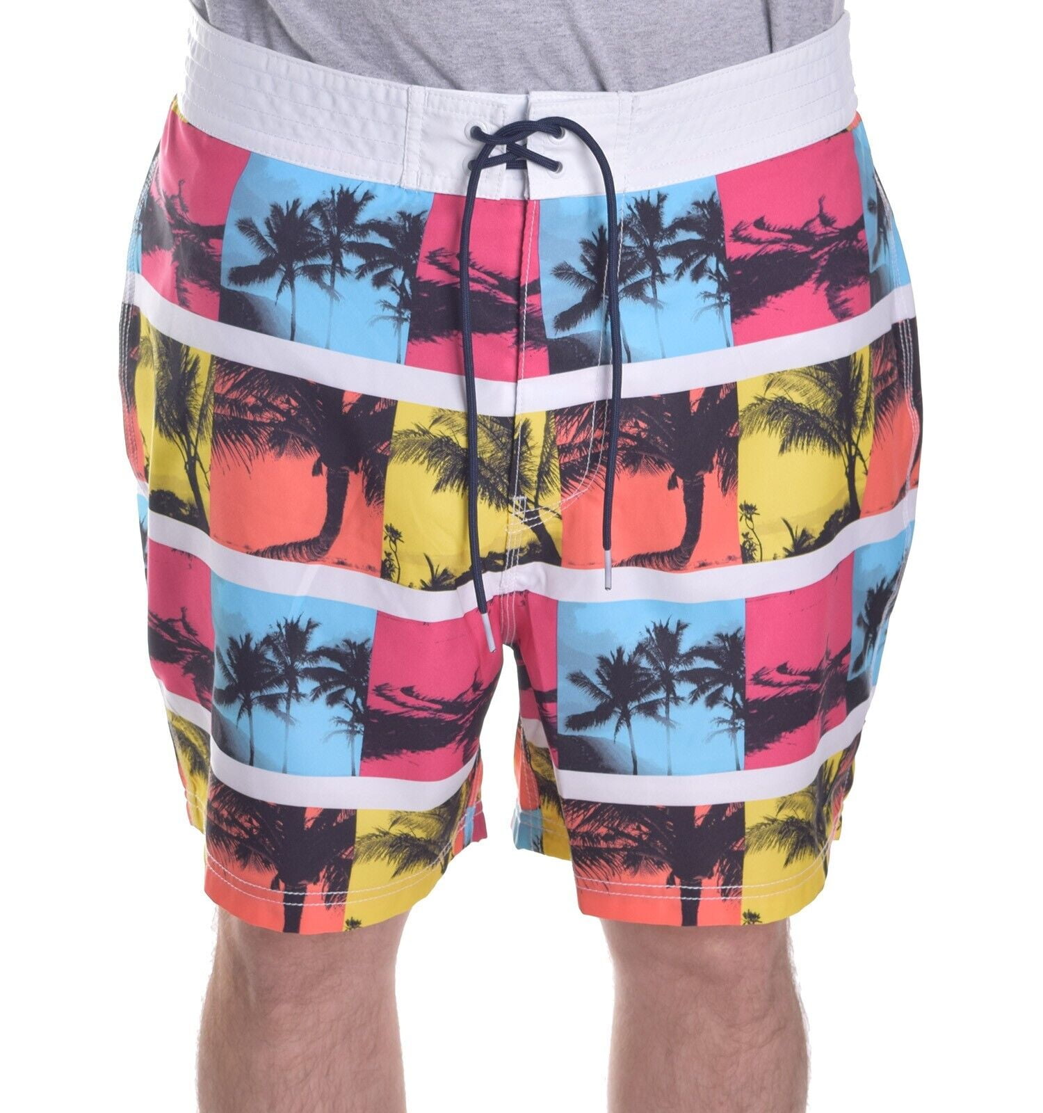 Nautica Men's Swim Board Shorts Performs Quick Dry Lined Photos Large ...