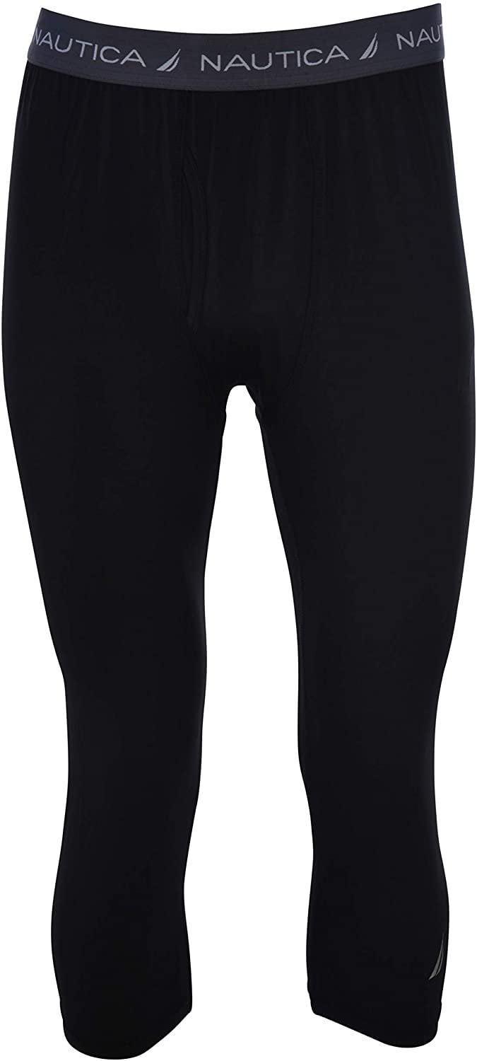 Nautica Mens 3 4 Compression Pants Dry Cool Sports Baselayer Running