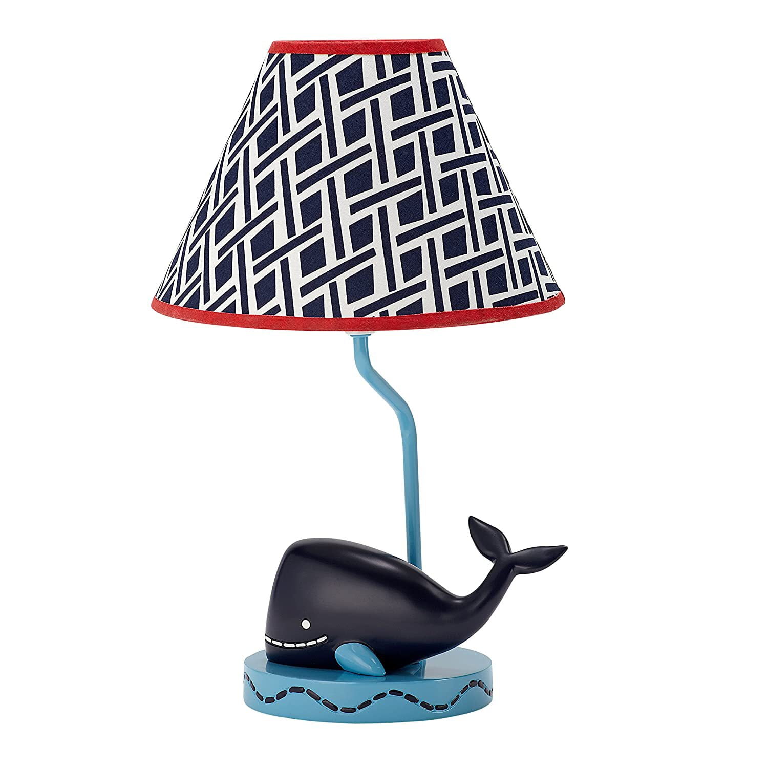 Nautica Whale of a Tale Collection Nursery Lamp and Shade - Walmart.com