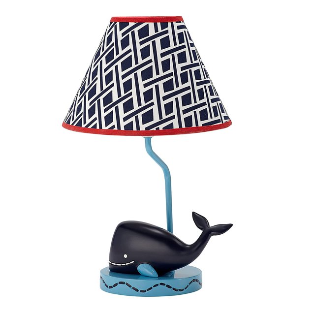 Nautica Whale of a Tale Collection Nursery Lamp and Shade - Walmart.com