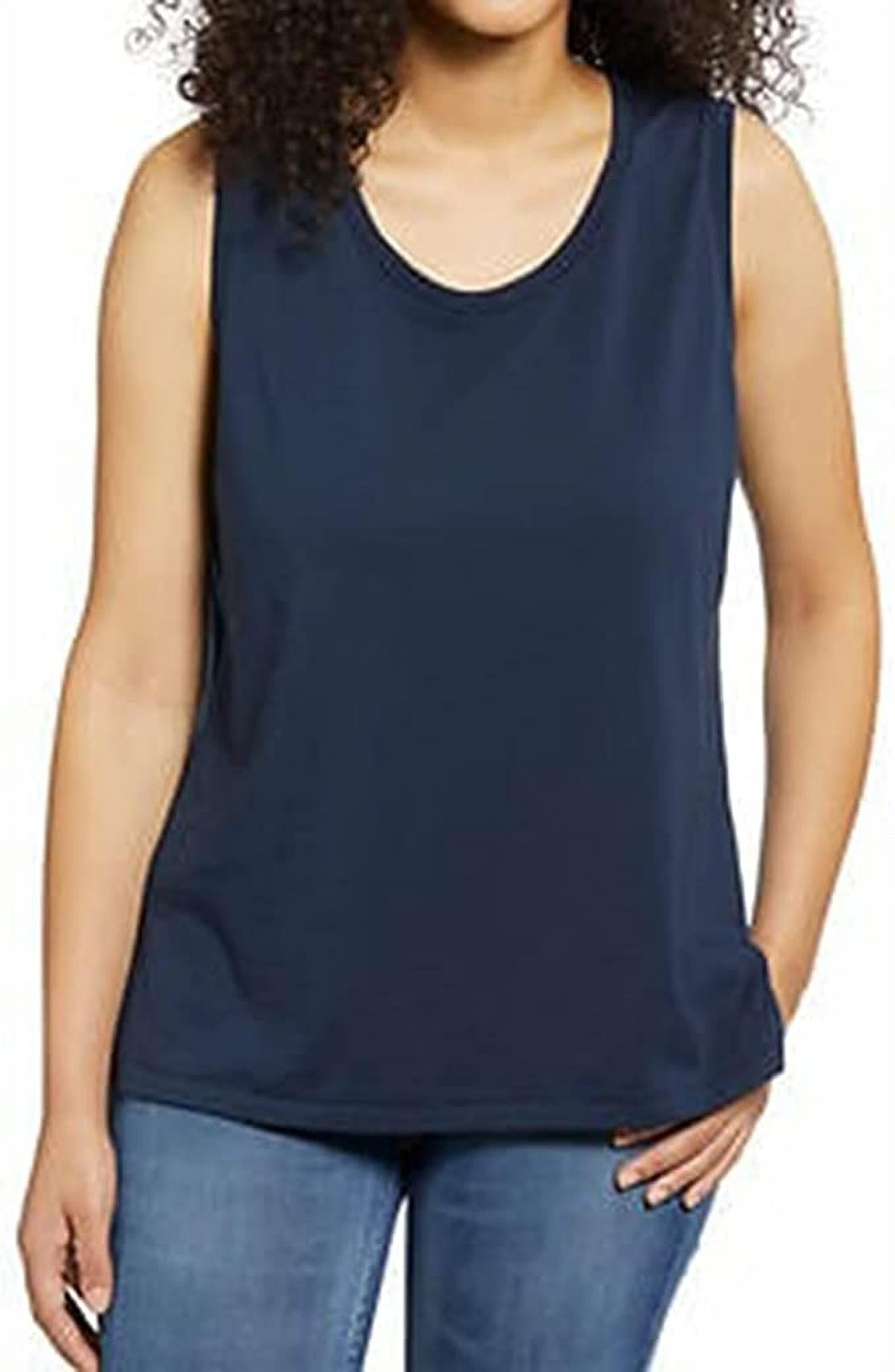 Nautica Women's Sleeveless Top (Navy Seas,M) - Walmart.com