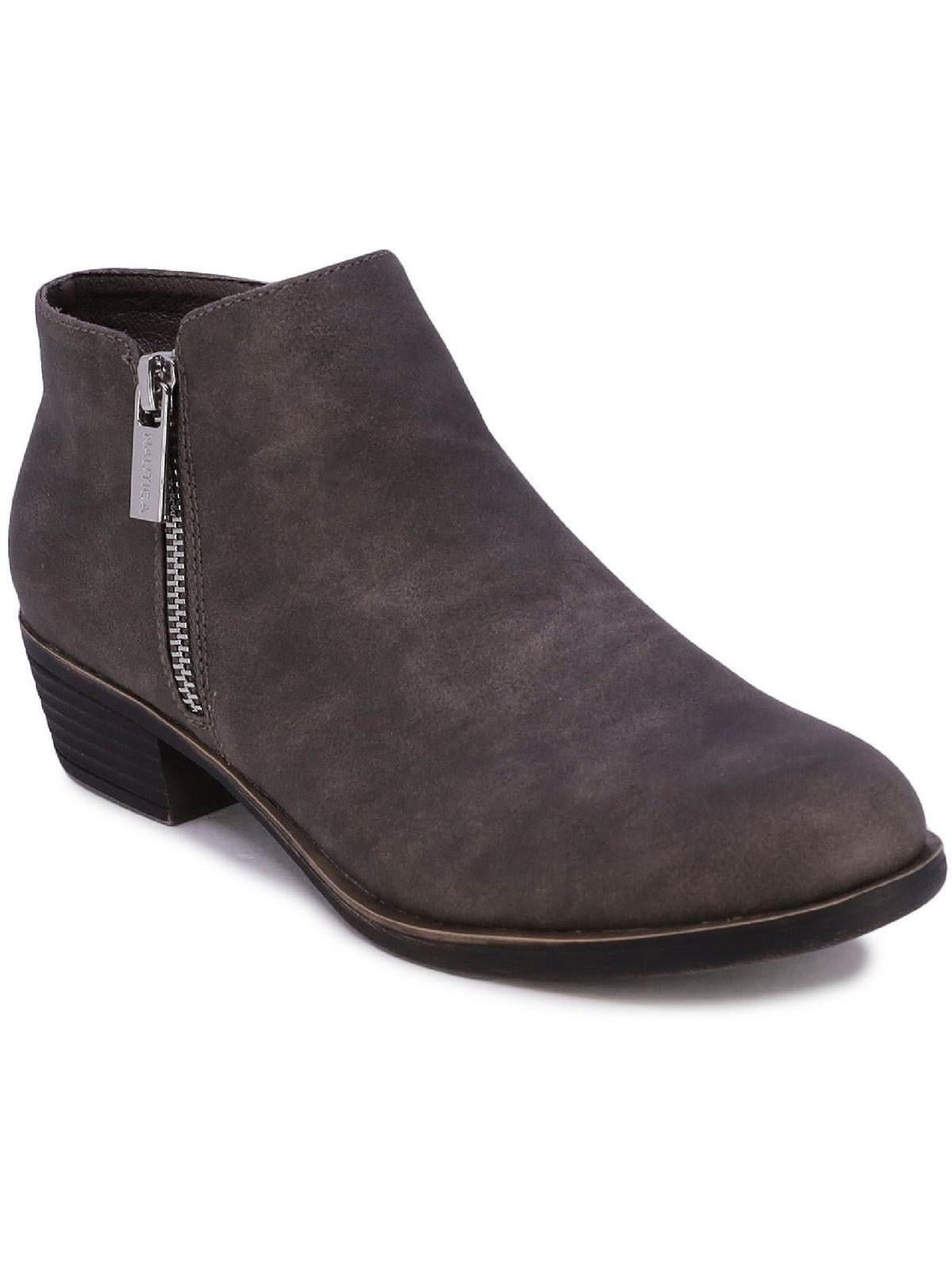 Nautica Womens Alara Faux Leather Ankle Shooties - Walmart.com