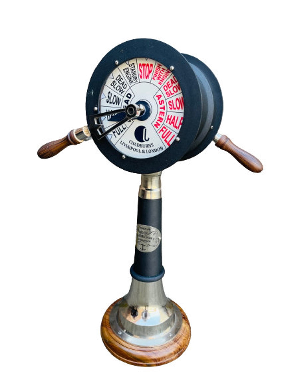 Nautical 20" Marine Ship Engine Room Telegraph In Double Tone Finish ...