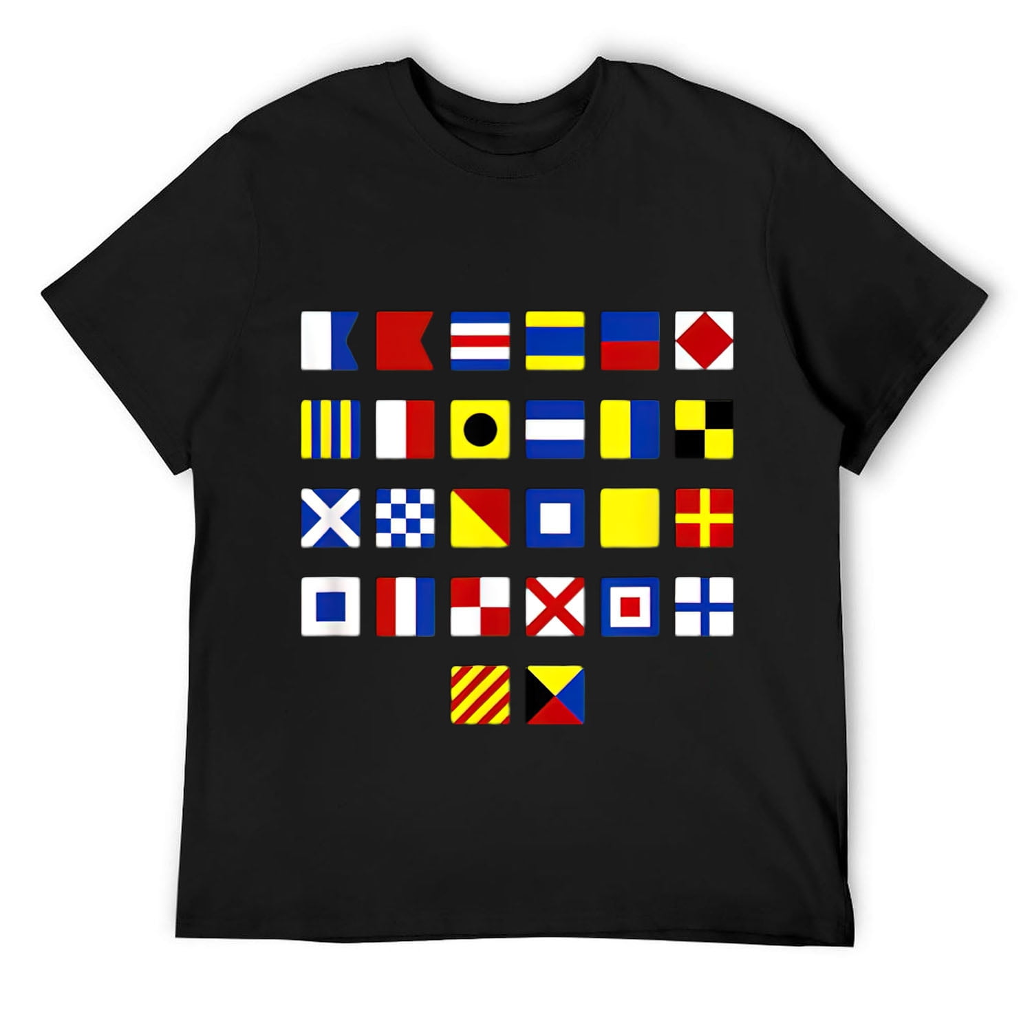 Nautical Alphabet | Maritime Signal Flags, Sailing T-shirt - Walmart.com
